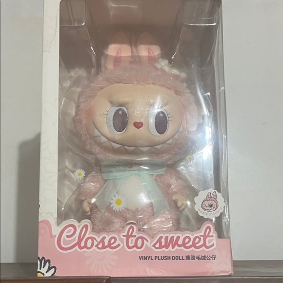Labubu | Toys | Pop Mart Labubu Mokoko Close To Sweet Vinyl Plush Doll ...